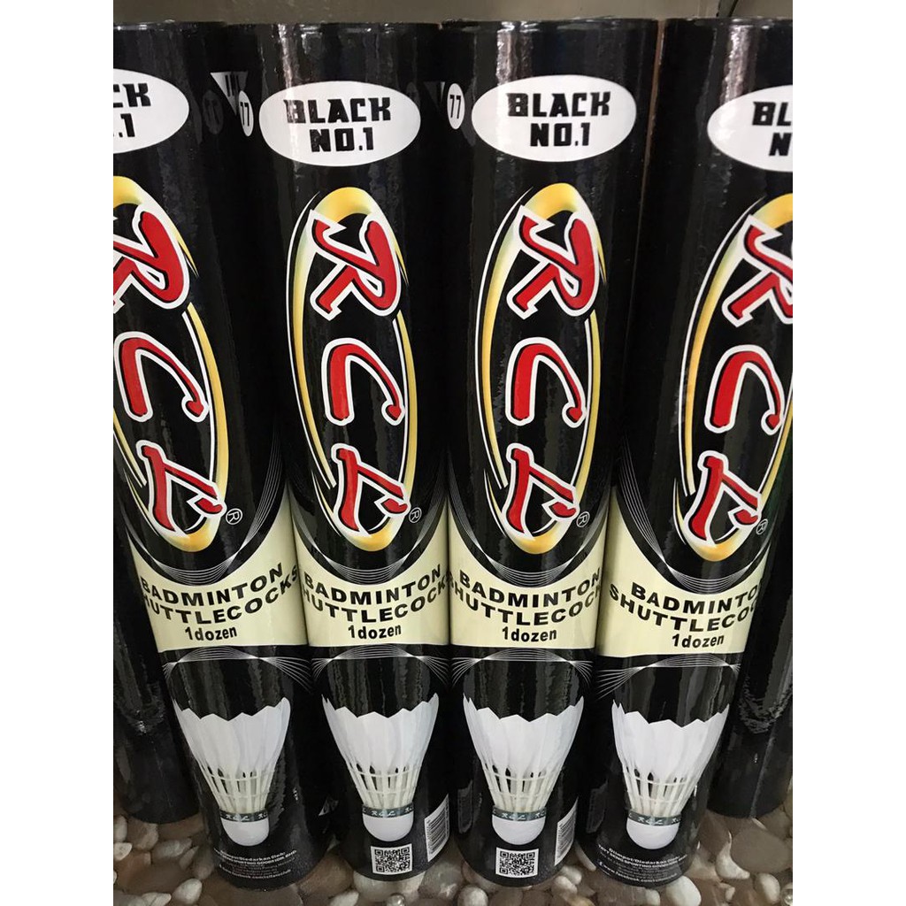 RCL Black No.1 Badminton Shuttlecocks | Shopee Malaysia