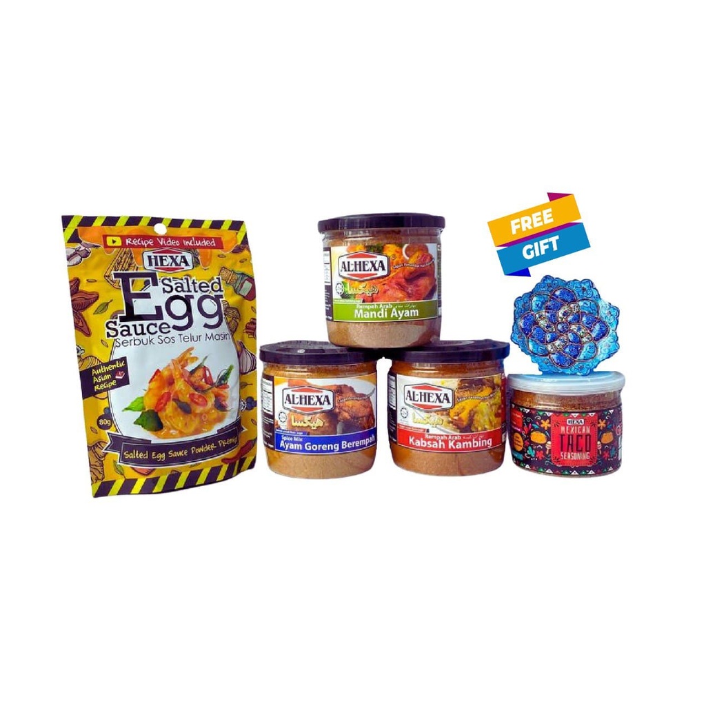 HEXA HALAL Food Ramadhan Raya Gift Box Set A [Free Gift] Seasoning ...