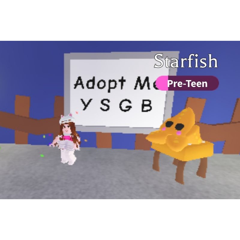 STARFISH Pet Adopt Me Roblox | Shopee Malaysia