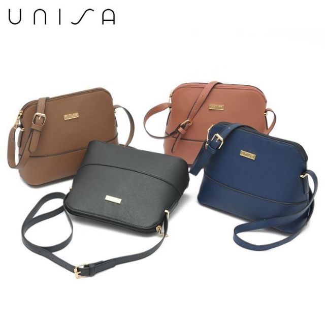 UNISA Saffiano Texture Shell Shape Mini Sling Bag Beg Tangan Kecil ...