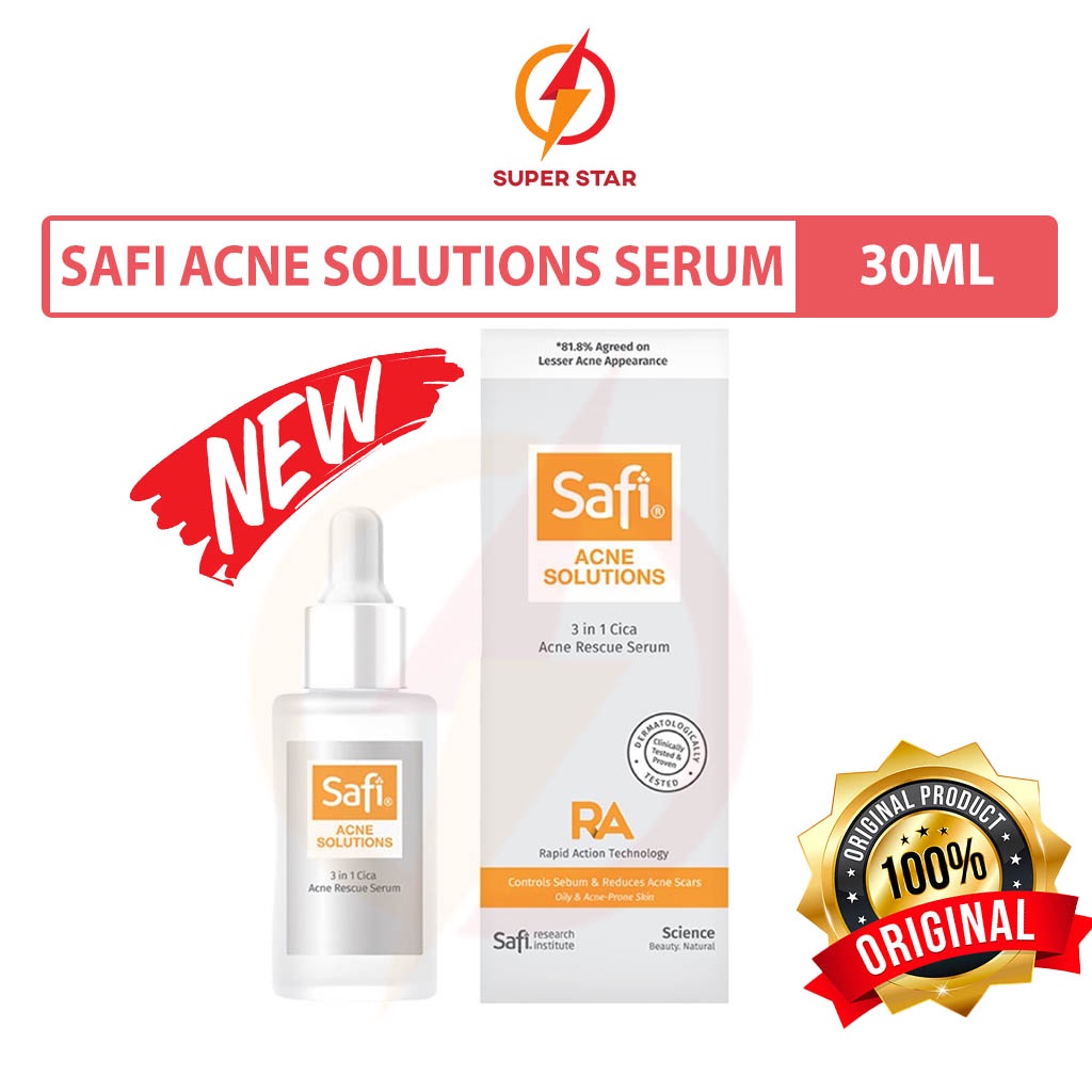 Safi Acne Solutions 3 in 1 Cica Acne Rescue Serum 30ml | Shopee Malaysia