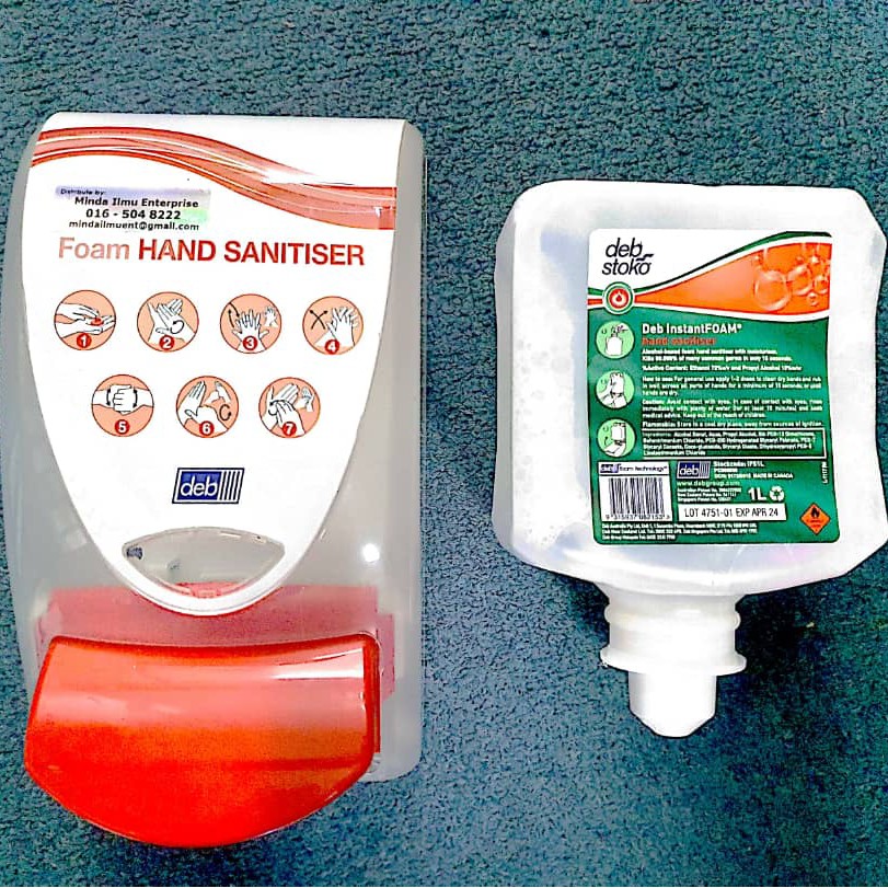 DEB Stoko Instant FOAM Alcohol Hand Sanitiser * FREE Dispenser | Shopee ...