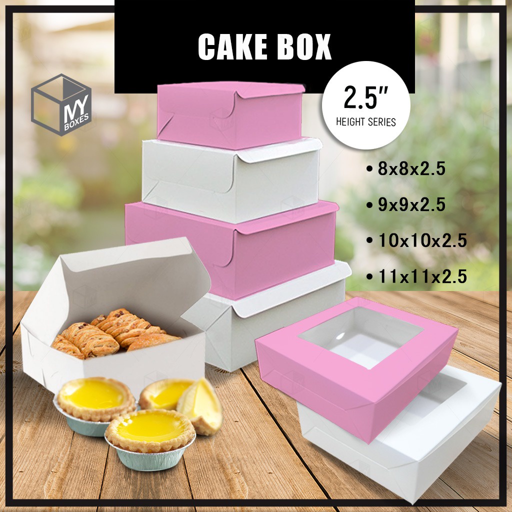 Cake Box Pizza Box Packaging Box Packing Box Kotak Kuih Talam Kuih Box ...