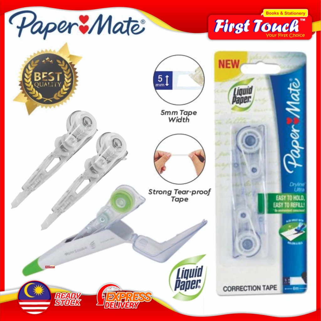 PAPERMATE Refill Dryline Ultra Correction Tape Refill For Papermate ...