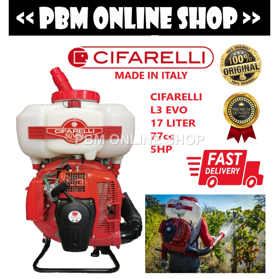 CIFARELLI Mist Blower L3EA L3EVO Made In ITALY | Shopee Malaysia