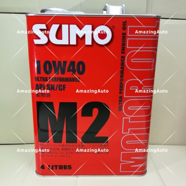SUMO M2 10W40 4L ULTRA PERFORMANCE ENGINE OIL | Shopee Malaysia