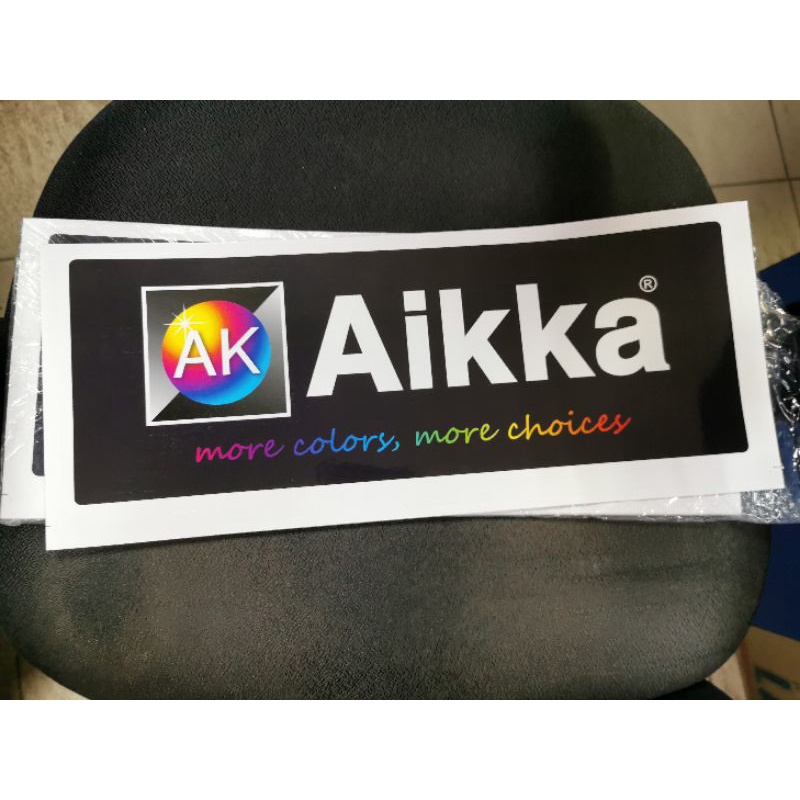 AIKKA PAINTS ORIGINAL STICKER | Shopee Malaysia