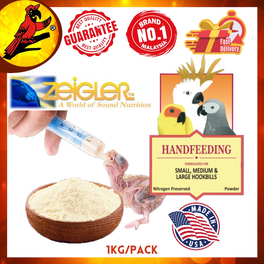 MPT 1Kg Zeigler Hand feeding Baby Bird Food Kaytee Exact Hand Feeding ...