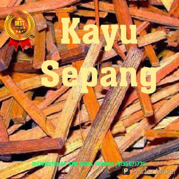 20g Kayu Sepang/Secang, Sappan wood, Pathimugam, Indian Redwood ...
