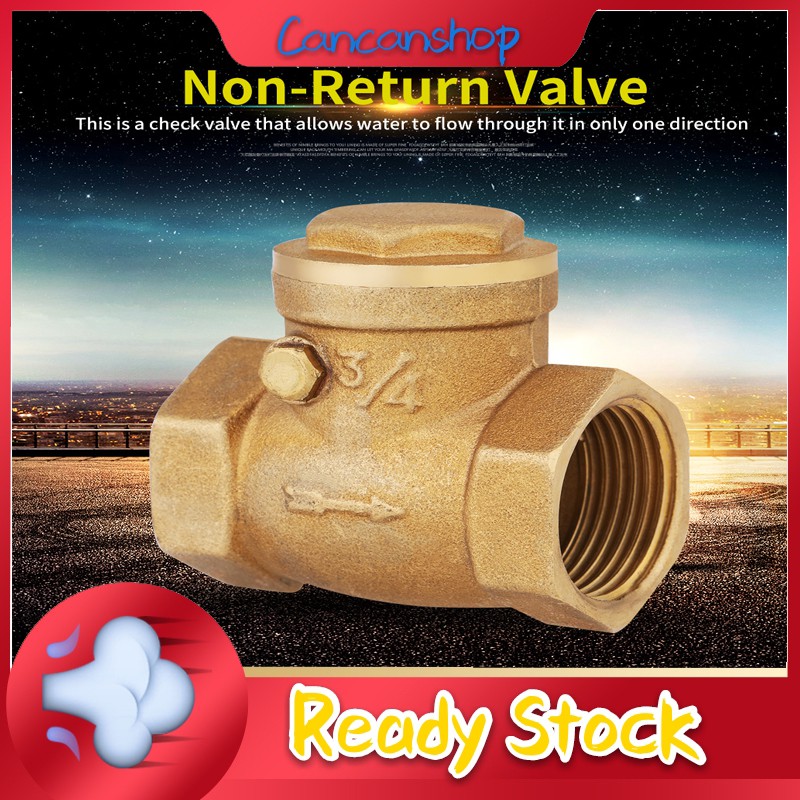for Water Nominal Pressure 232psi DN25 Female Thread Brass Non-Return ...