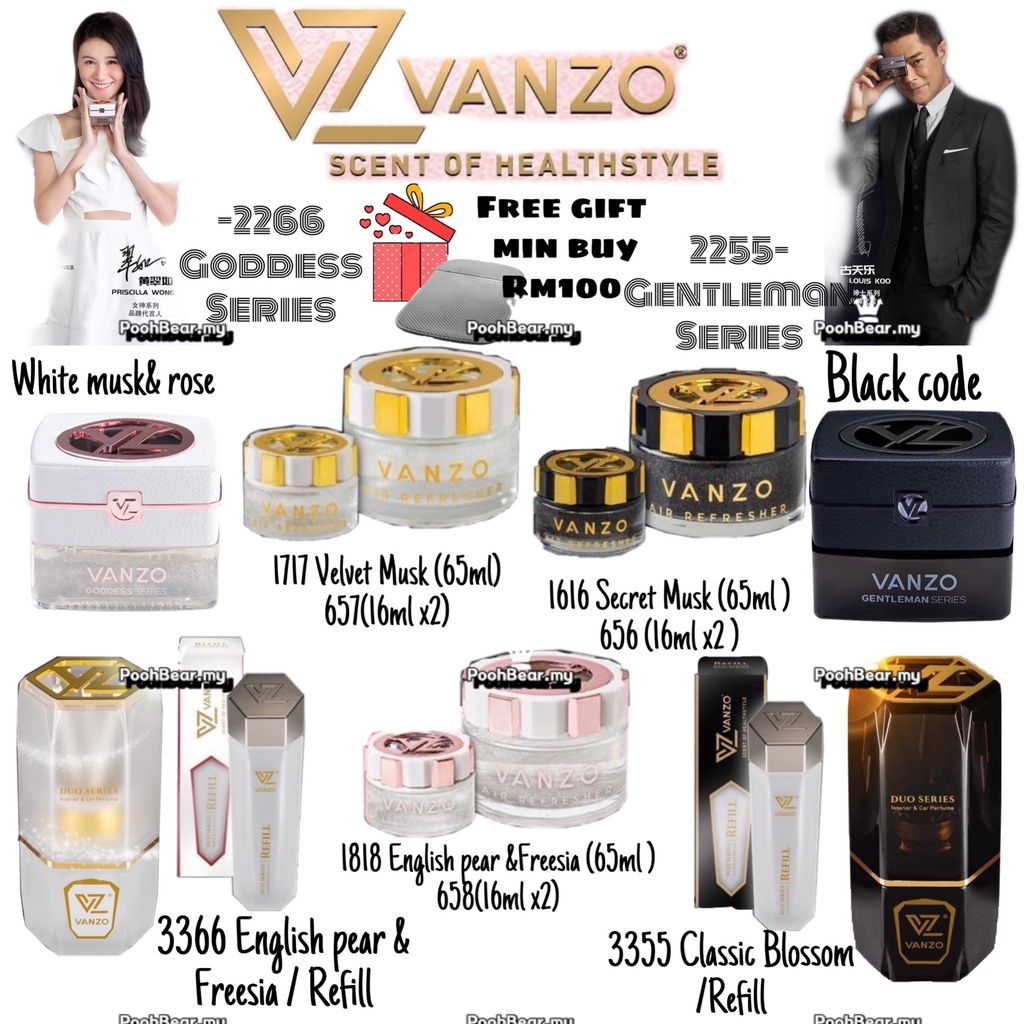 Vanzo Air Refresher /vanzo car perfume 100% original duo series ...
