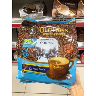Old Town 3 in 1 White Coffee Kurang Gula - Less Sugar ( 35g x 15 ) 525g | Shopee Malaysia