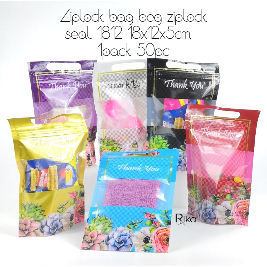 Ziplock bag beg ziplock seal 1812 18x12x5cm 1pack 50pc | Shopee Malaysia