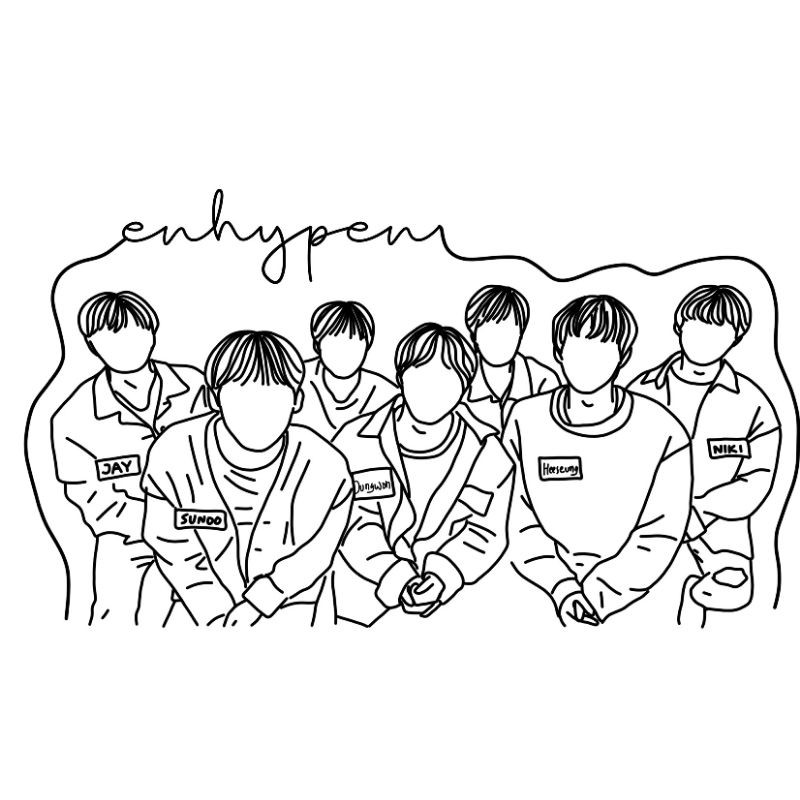 Enhypen MEMBER LETTER | Shopee Malaysia