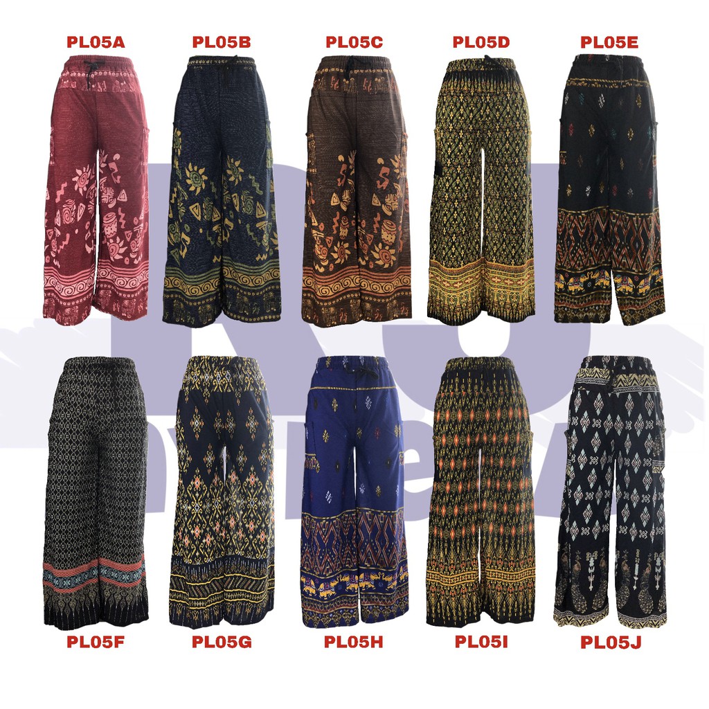 Seluar Panjang Palazo Corak Batik | Ladies Free Size | Ready Stock ...