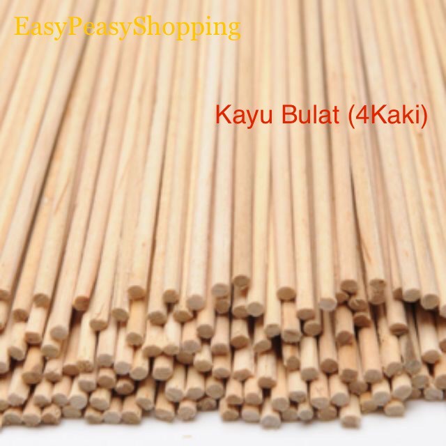 Kayu Batang Penyapu/ Wooden Broom Stick 4ft (READY STOCK | Shopee Malaysia