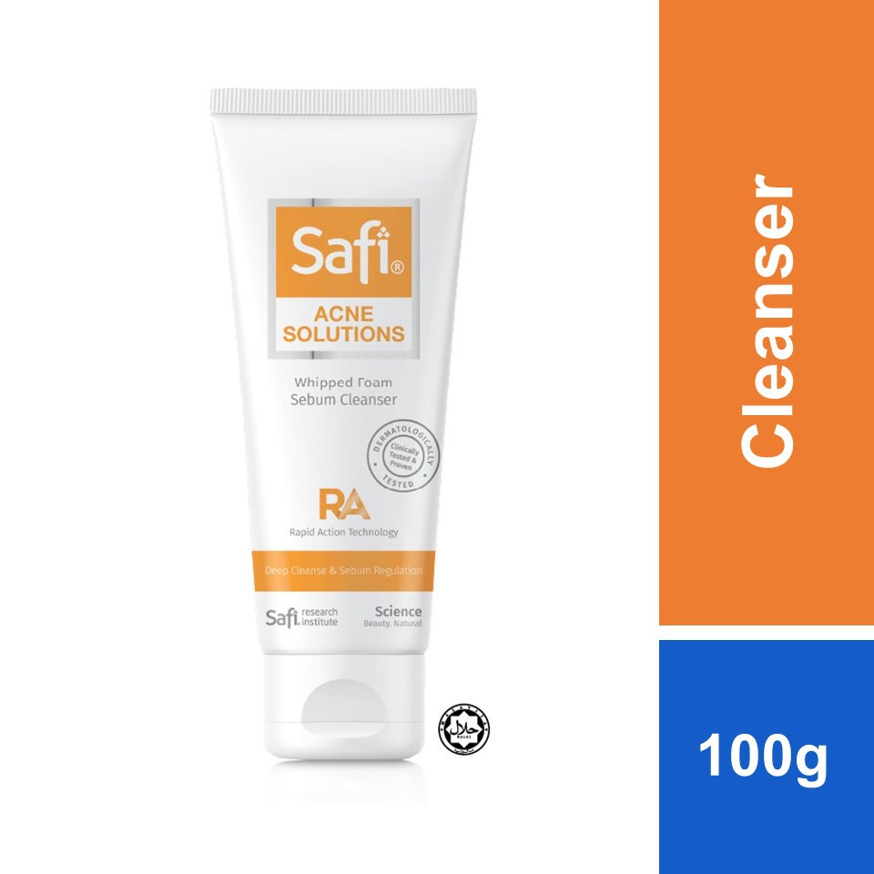 SAFI ACNE SOLUTION WHIPPED CLEANSER 100G | Shopee Malaysia