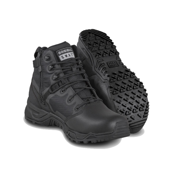 Original SWAT Alpha Fury 6" Side Zip Polishable Toe Boot, Kasut Operasi ...