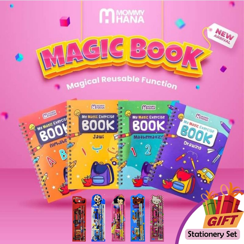 Magic book l Exercise book l Water bookl Buku aktiviti by Mommy Hana ... Magic book l Exercise book l Water bookl Buku aktiviti by Mommy Hana ...