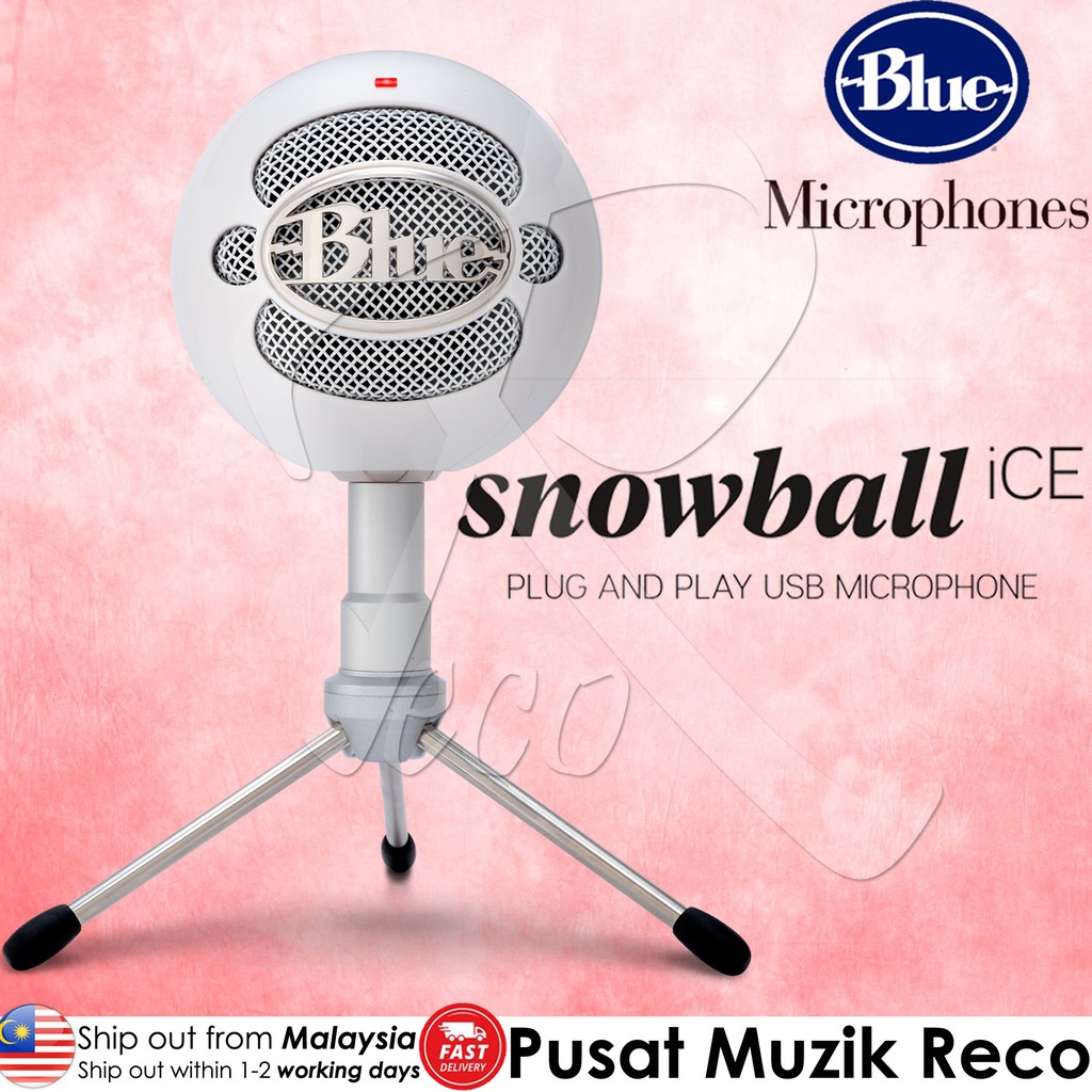 Blue Snowball iCE USB Condenser Microphone | Shopee Malaysia