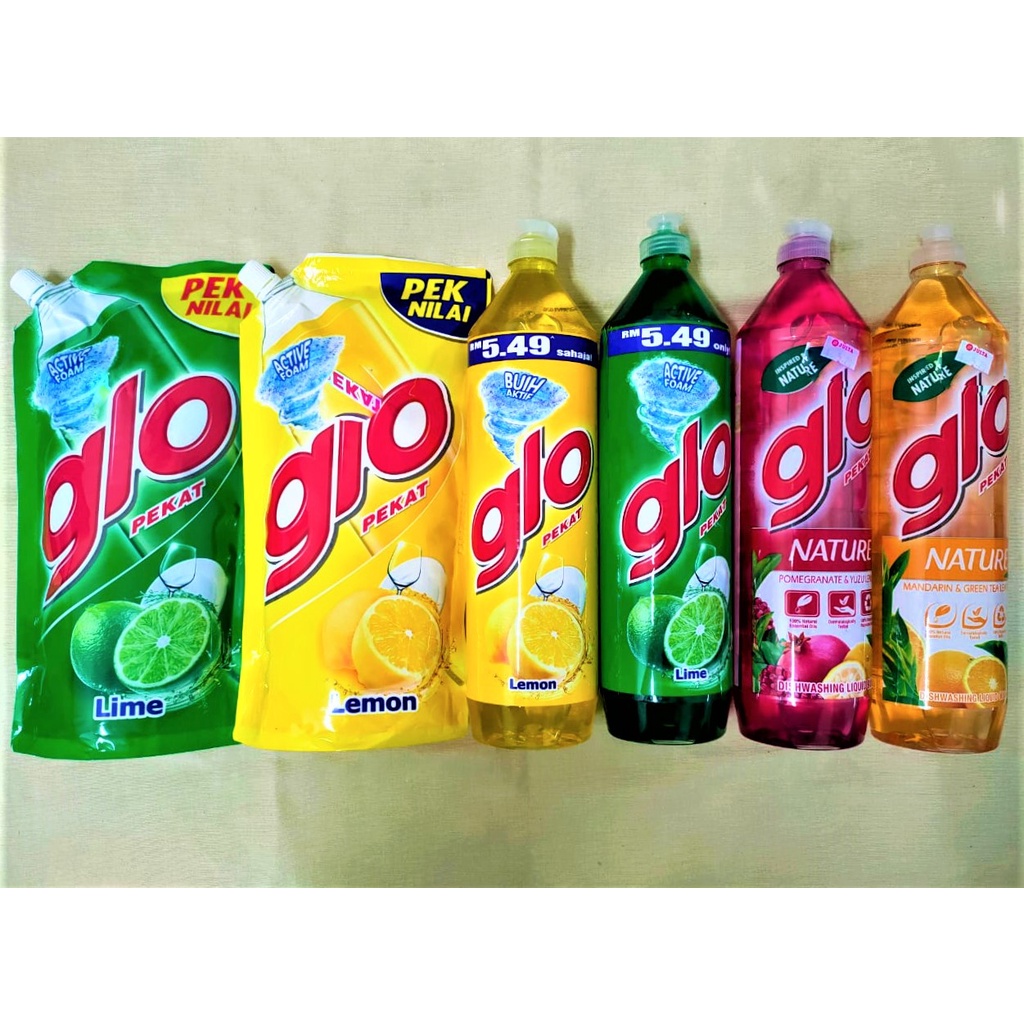 GLO Dishwashing Liquid 900ML - Refill Pack 850ML | Shopee Malaysia