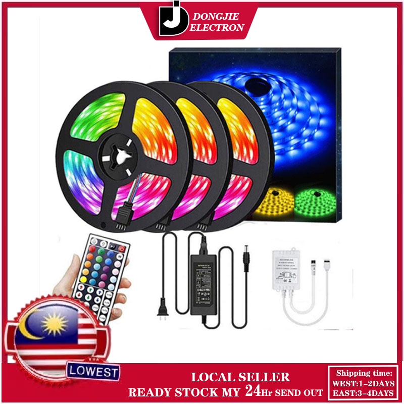 DJ ready stock!Best LED Strip Light 5/20m RGB LED Light Strip 5050/2835 ...
