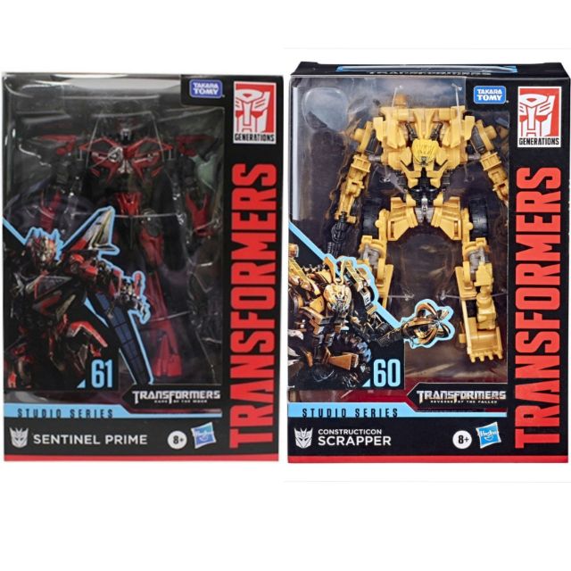 Transformers Studio Series 60 Scrapper Studio Series 61 Sentinel SS60 ...