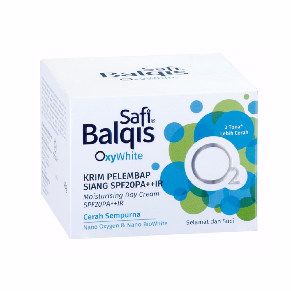 Safi Balqis OxyWhite Moisturising Day Cream (SPF20PA++IR) 45g | Shopee ...