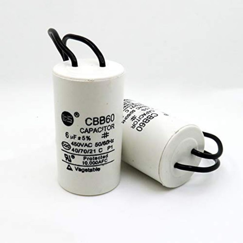 CBB60 Capacitor 6UF 450VAC 60UF 450VAC WASHING MACHINE LIGHTING MOTOR ...