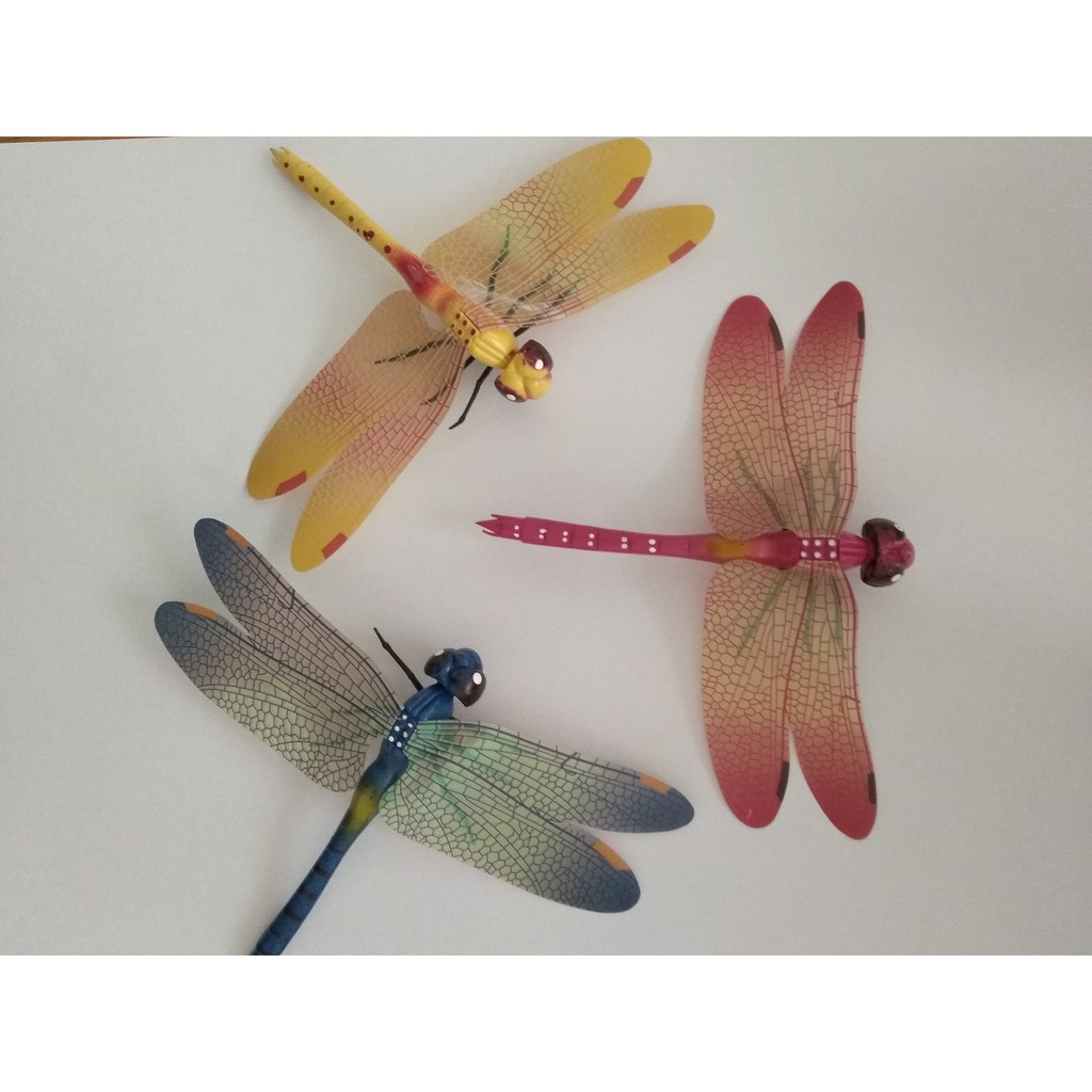 Dragonfly Fridge Magnets, beautiful decoration on curtains, plants ...