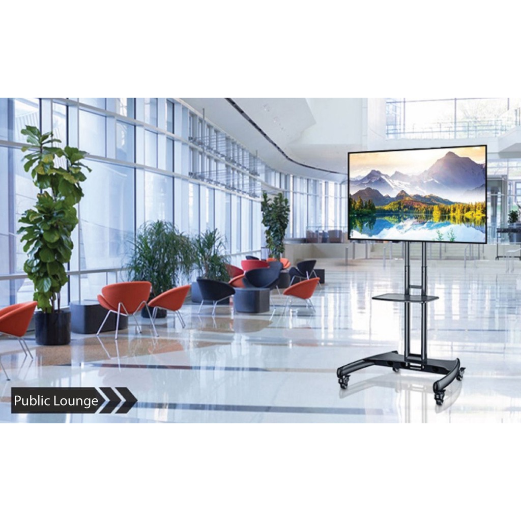 ph&co | PC Depot. NB AVA1500-60-1P PORTABLE TV TROLLEY MOBILE STAND