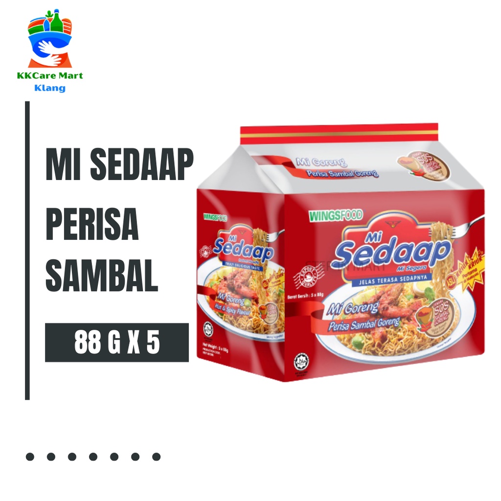 Mi Sedaap - Mi Goreng Perisa Sambal Goreng ( 5 x 88g ) | Shopee Malaysia