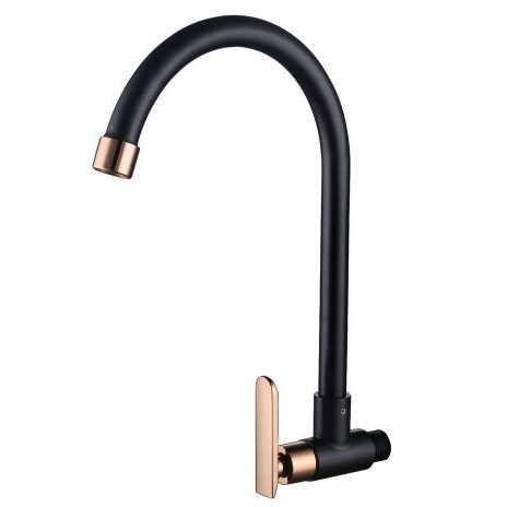 RG07 BLACK ROSE GOLD WALL KITCHEN SINK TAP/KEPALA PIPE DAPUR ROSE GOLD ...