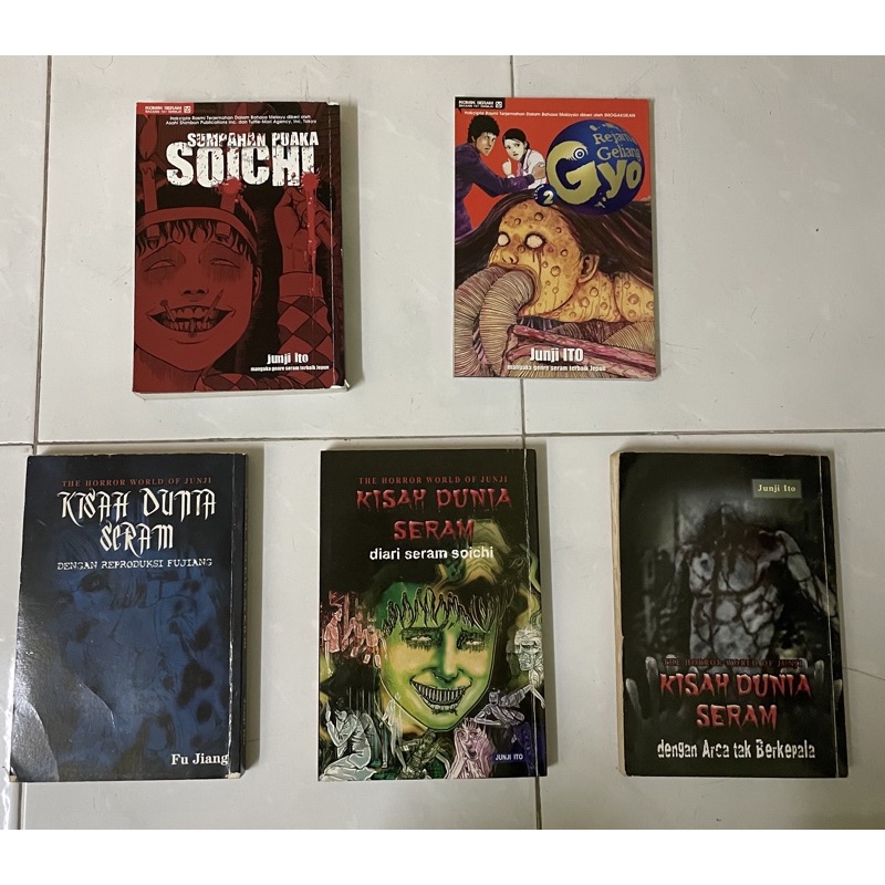 Preloved Junji Ito Comics | Shopee Malaysia