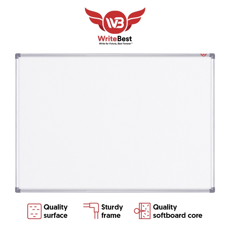 WriteBest Softboard Notice Board with Aluminium Frame - [Small Range ...