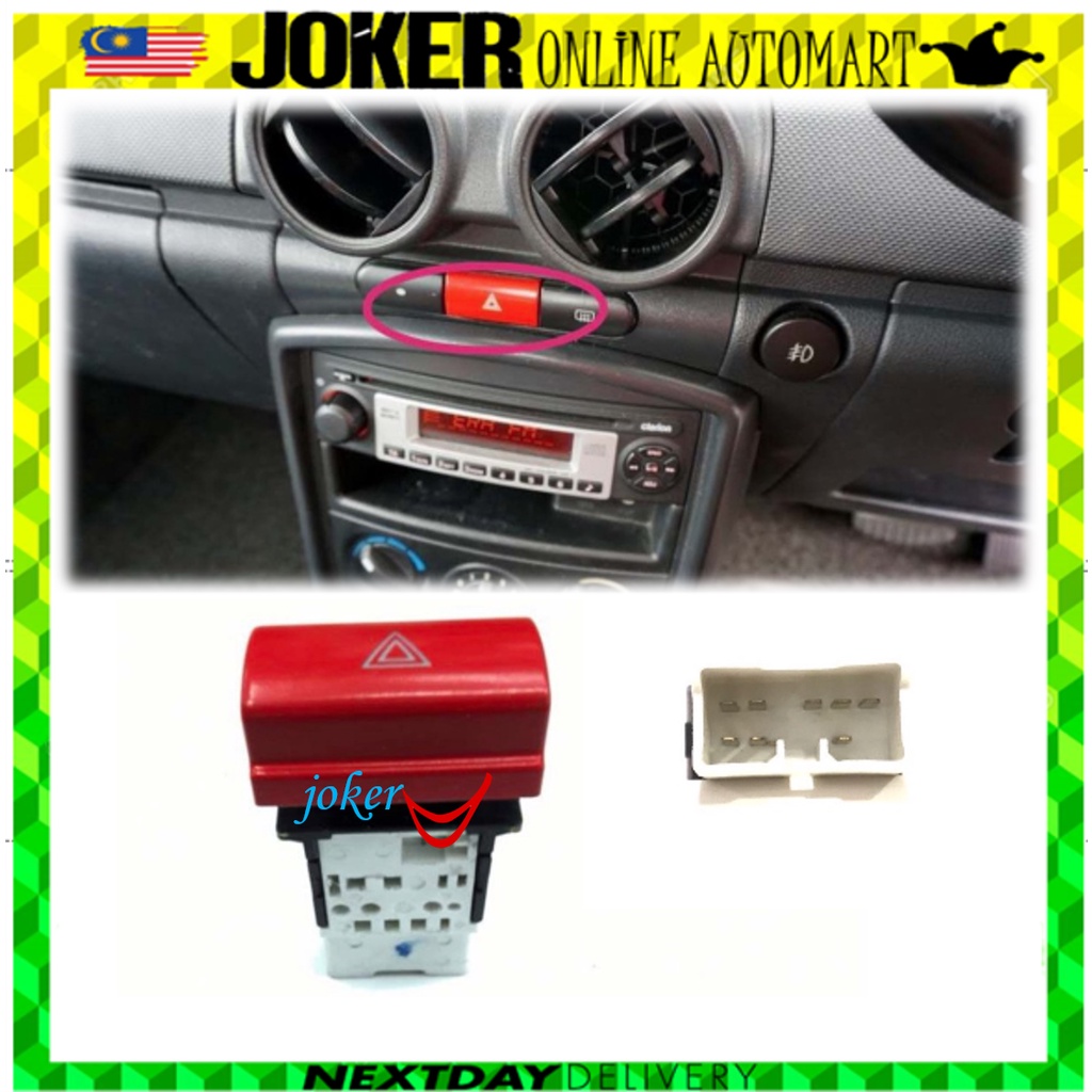 Proton Saga BLM Hazard / Emergency / Double Signal Switch | Shopee Malaysia