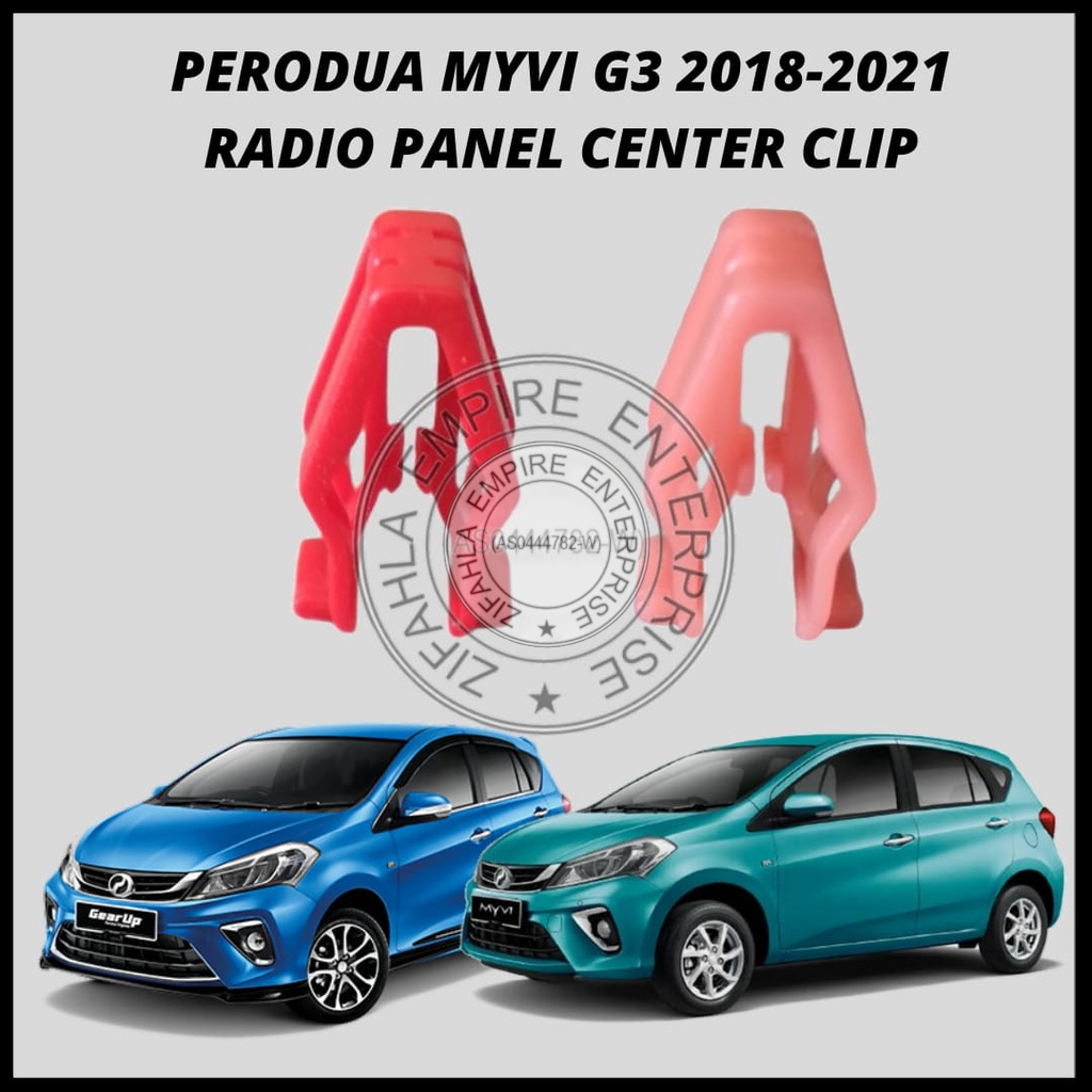 (ORIGINAL)PERODUA MYVI G3 2018-2021 RADIO PANEL CENTER CLIP - MTC 1122 ...