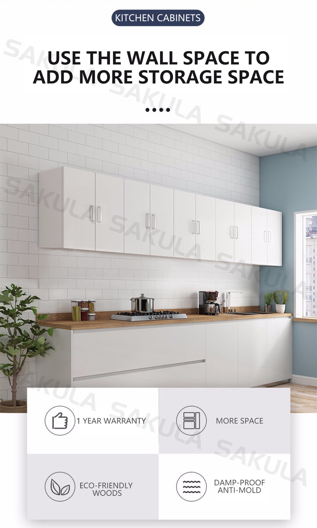 SAKULA Kitchen Cabinet Kabinet Dapur Wall Cabinet Kitchen Cabinets ...