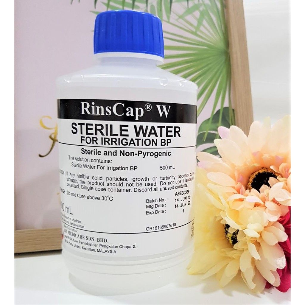 RINSCAP W - STERILE WATER (IRRIGATION) 500ML | Shopee Malaysia