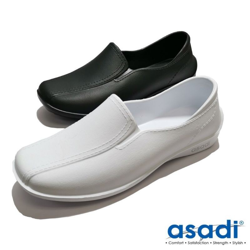 ASADI super light slip on white nurse cover shoes(3223) |Kasut ...