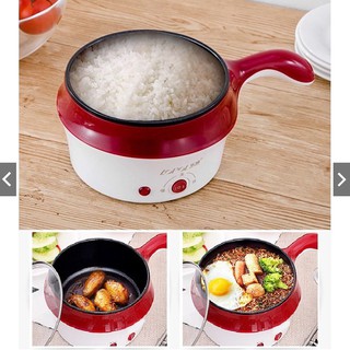 Lopol Electric Non Stick Ceramic Marble Frying Pan Rice Multi Mini Rice ...