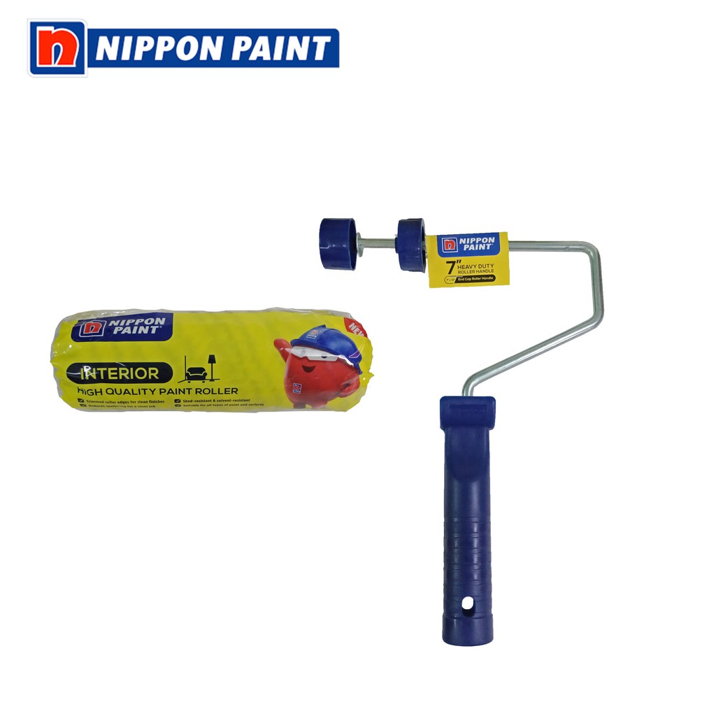 7" Nippon Paint Interior/Exterior Paint Roller Set | Shopee Malaysia
