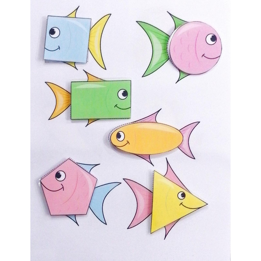 Montessori Early Learning Shape Recognition - Fish Shape Matching for ...