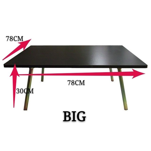 Japanese Table (31x31 inci)Square /Round / Meja Jepun Kaki Berlipat ...