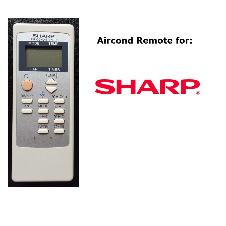 Sharp Aircond remote control CRMC-A764JBEZ air con | Shopee Malaysia