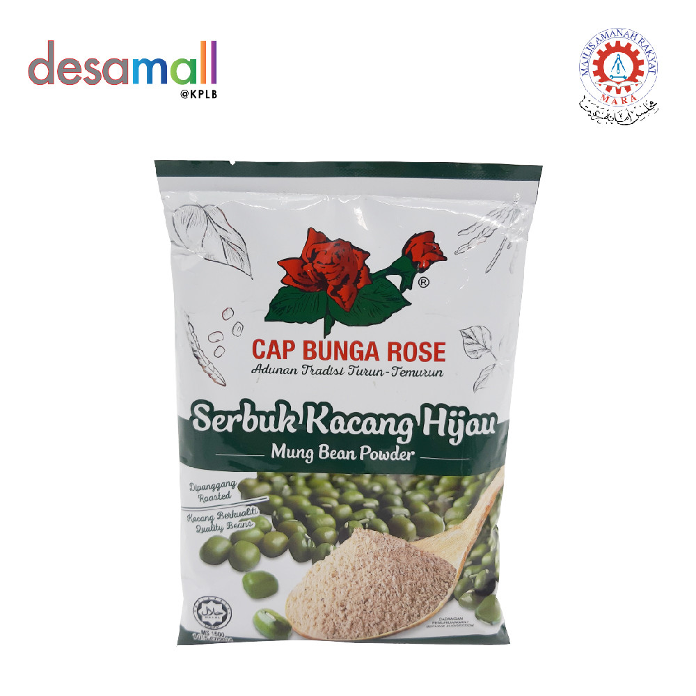 CAP BUNGA ROSE Serbuk Kacang Hijau (400g) | Shopee Malaysia