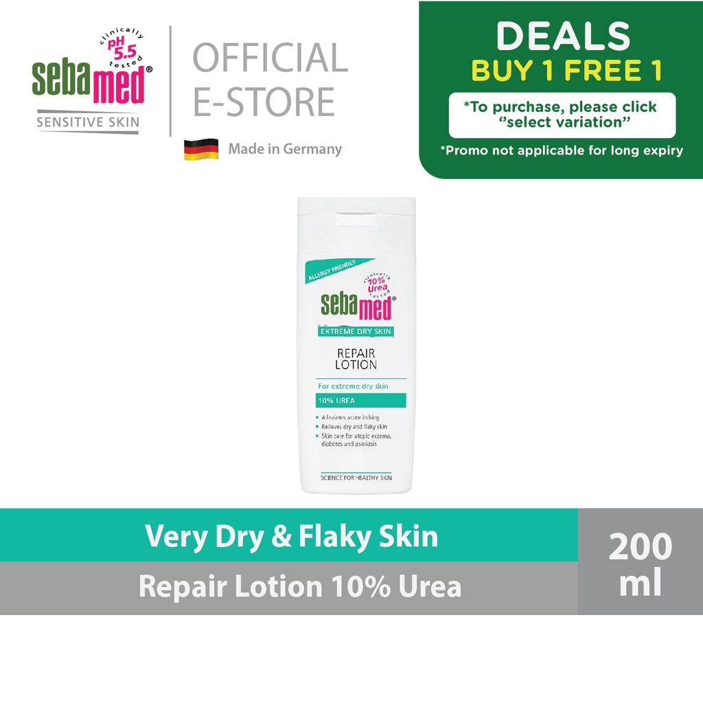 Sebamed Extreme Dry Skin Repair Lotion 10% Urea (200ml) | Shopee Malaysia