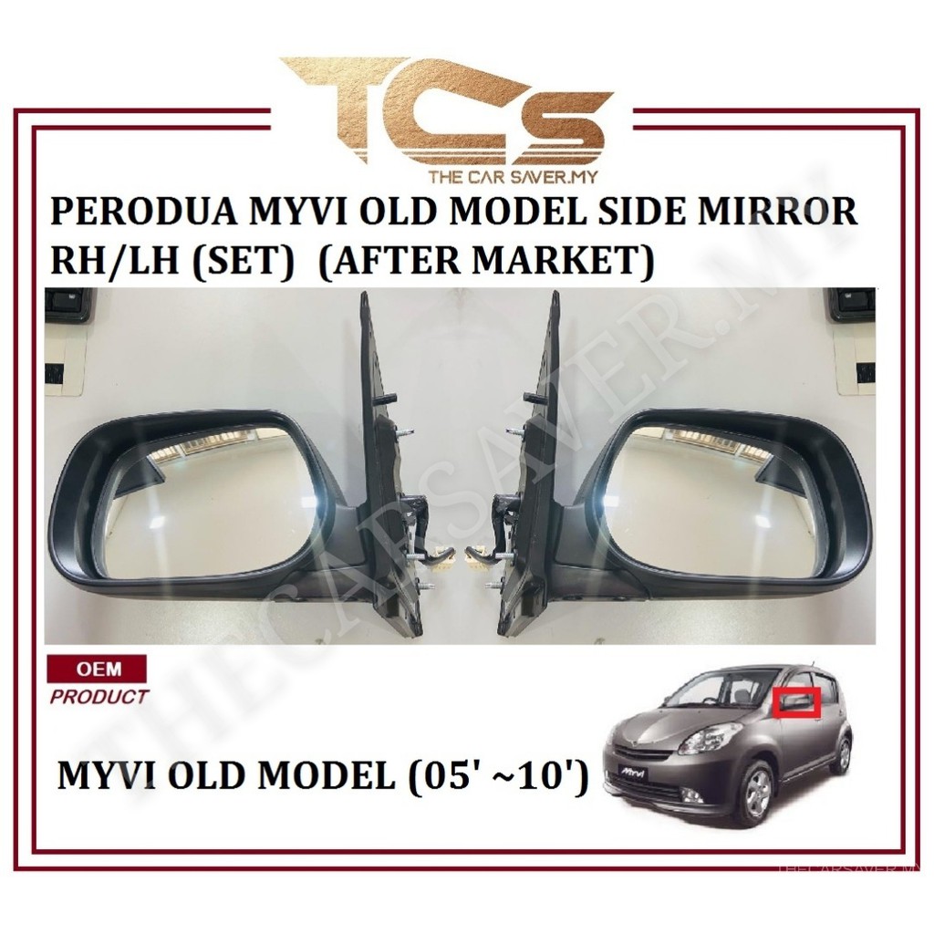 Perodua Myvi Old Model Side Mirror RH/LH (After Market) | Shopee Malaysia