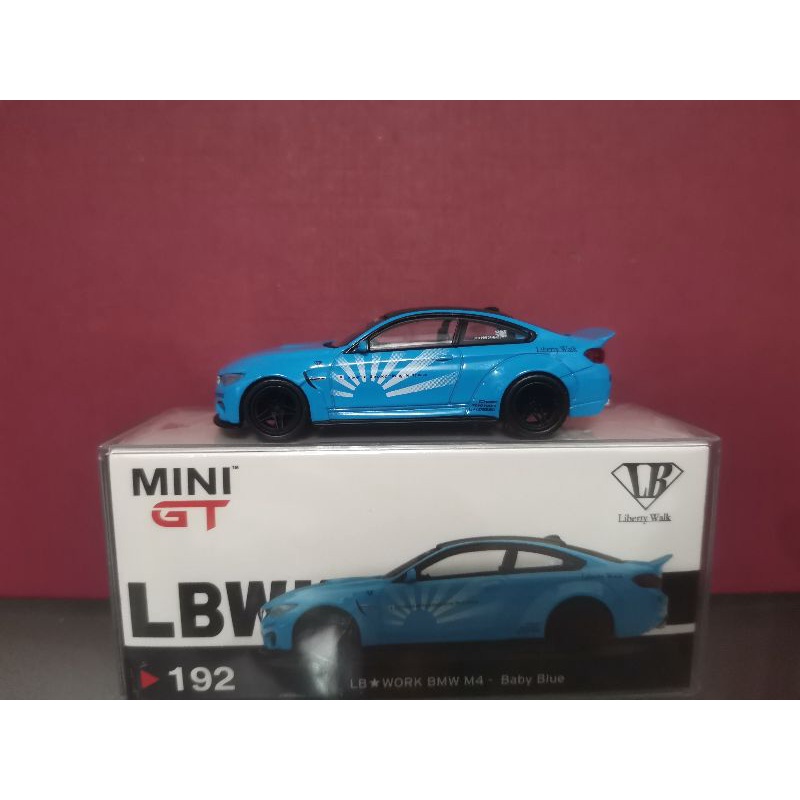 Mini gt Lb-works Bmw M4 (baby blue) | Shopee Malaysia