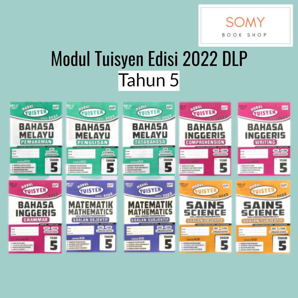 [tny] Buku Latihan Modul Tuisyen Edisi 2022 Tahun 5 Dwibahasa